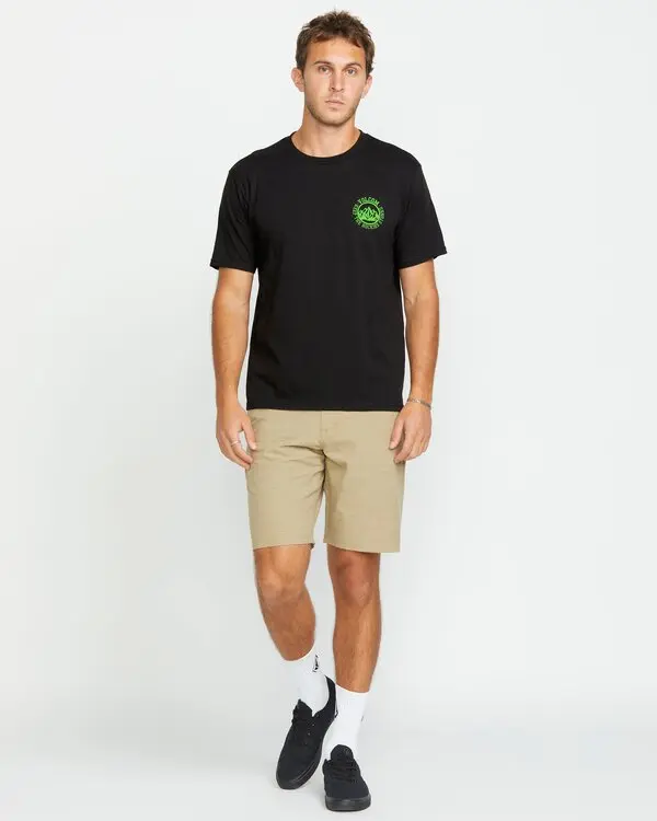 Volcom Keep Rockies Stoned Short Sleeve Tee - Black