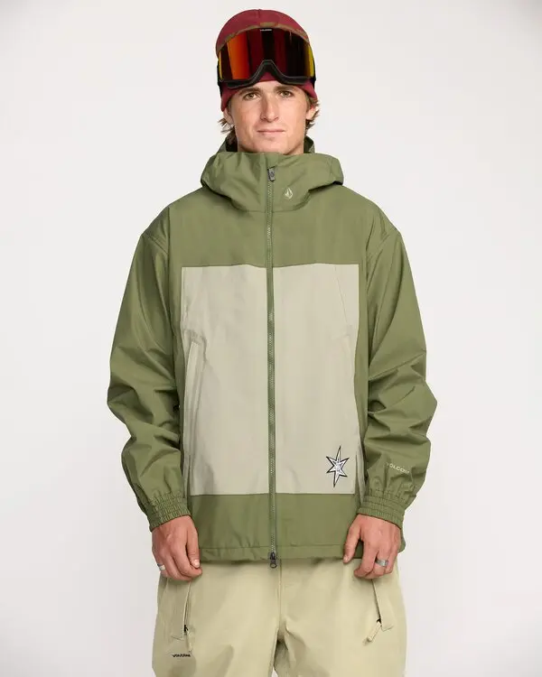 Volcom Arthur 3l Jacket - Dark Olive