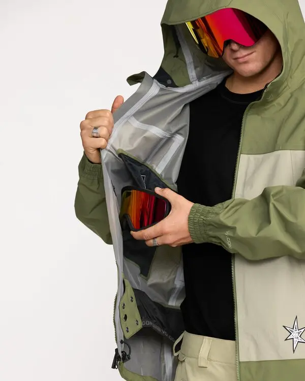 Volcom Arthur 3l Jacket - Dark Olive