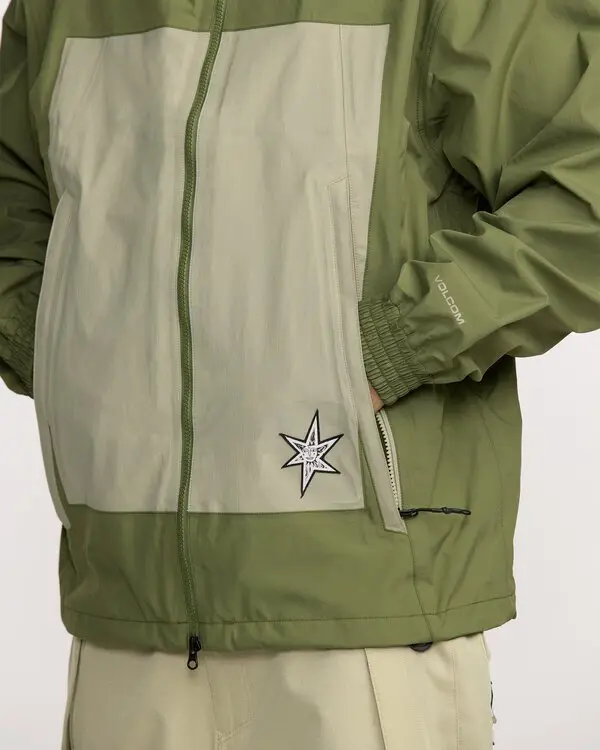 Volcom Arthur 3l Jacket - Dark Olive