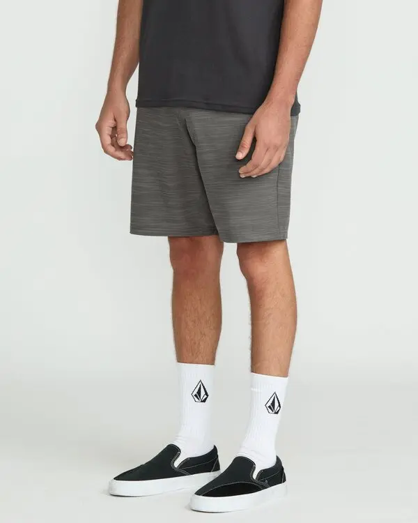 Volcom Slub Frickin Cross Shred 20 Hybrid Shorts - Pewter