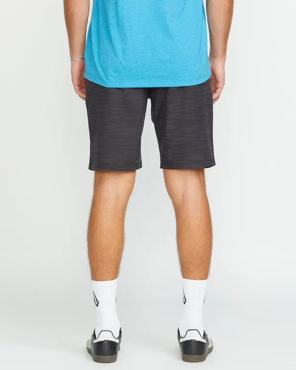 Volcom Slub Frickin Cross Shred Hybrid Short - Black