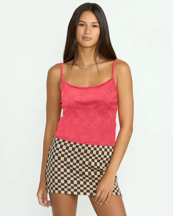 Volcom Floral Jacquard Tank