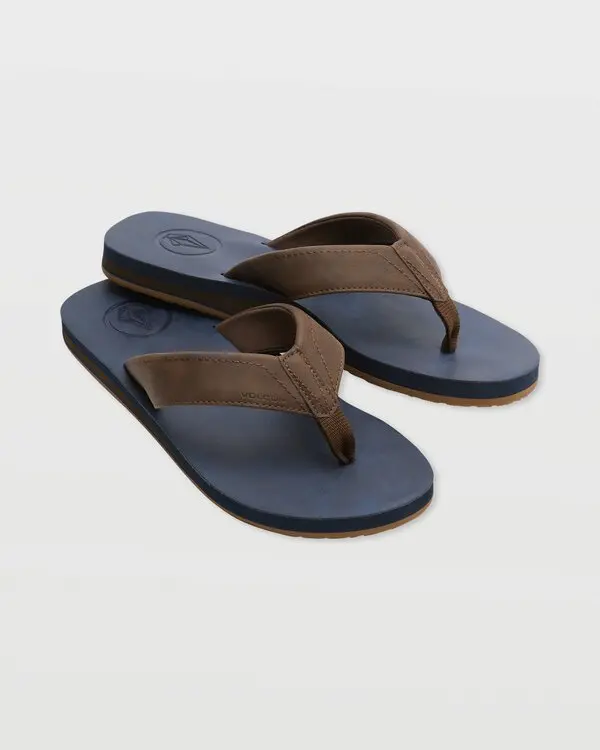 Volcom Victor Sandals Lx - Navy Combo