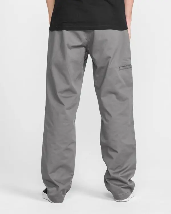 Volcom Frickin Relaxed Chino Pants - Charcoal