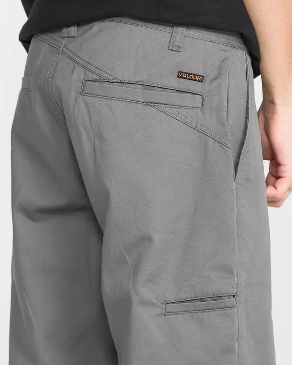 Volcom Frickin Relaxed Chino Pants - Charcoal