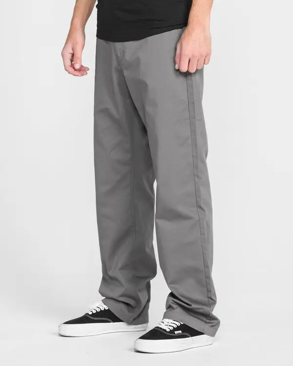 Volcom Frickin Relaxed Chino Pants - Charcoal
