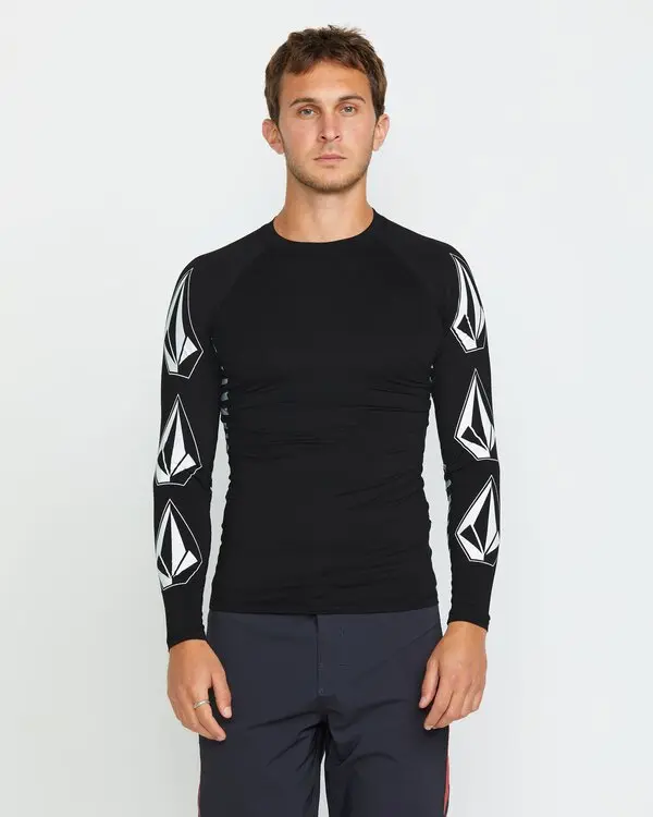 Volcom Surf Vitals J Robinson Long Sleeve Thrashguard - Black
