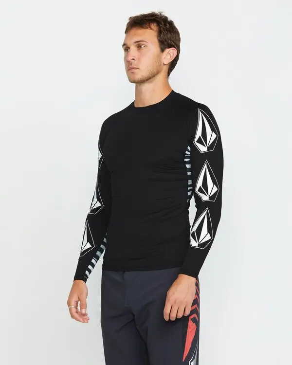 Volcom Surf Vitals J Robinson Long Sleeve Thrashguard - Black