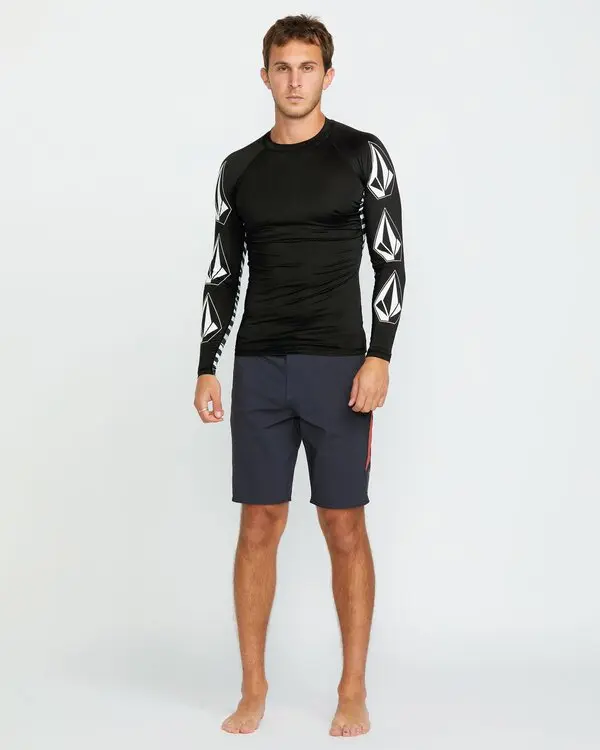Volcom Surf Vitals J Robinson Long Sleeve Thrashguard - Black