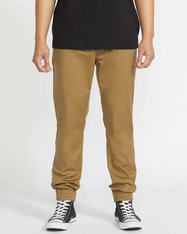 Volcom Frickin Slim Joggers - Dark Khaki