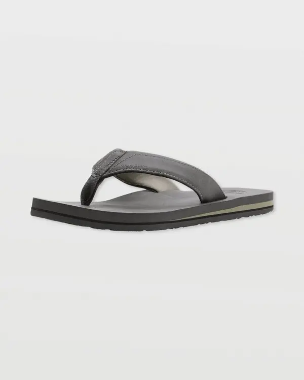 Volcom Victor Sandals Lx - Grey Vintage