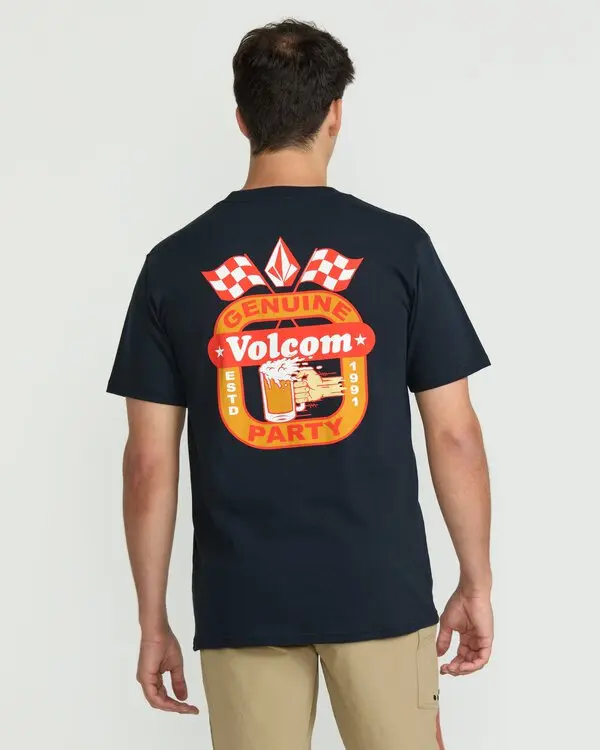 Volcom Fifth Gear Short Sleeve Tee - Navy