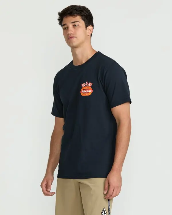 Volcom Fifth Gear Short Sleeve Tee - Navy