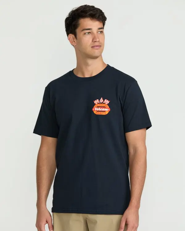 Volcom Fifth Gear Short Sleeve Tee - Navy
