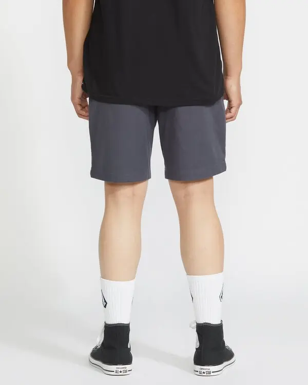 Volcom Frickin Elastic Waist Shorts - Charcoal
