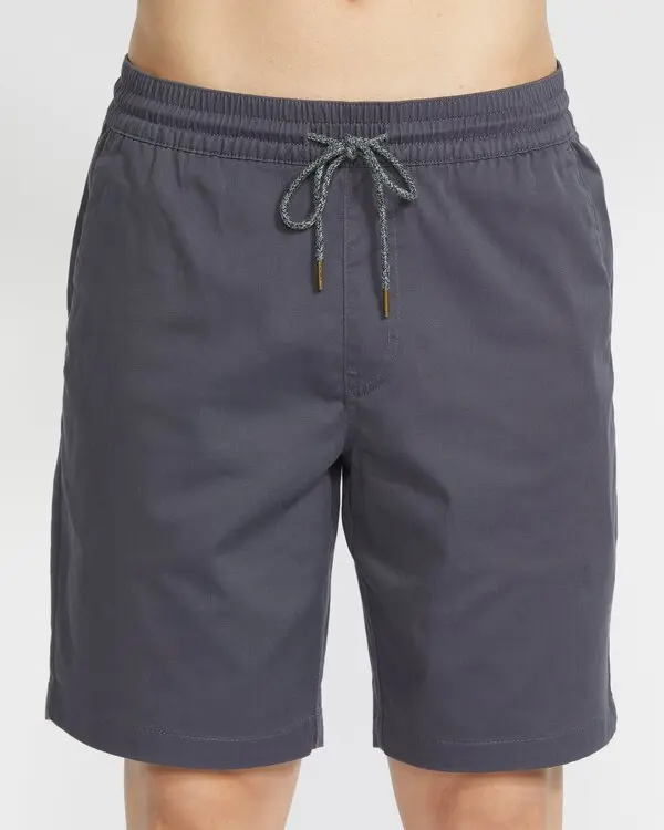 Volcom Frickin Elastic Waist Shorts - Charcoal
