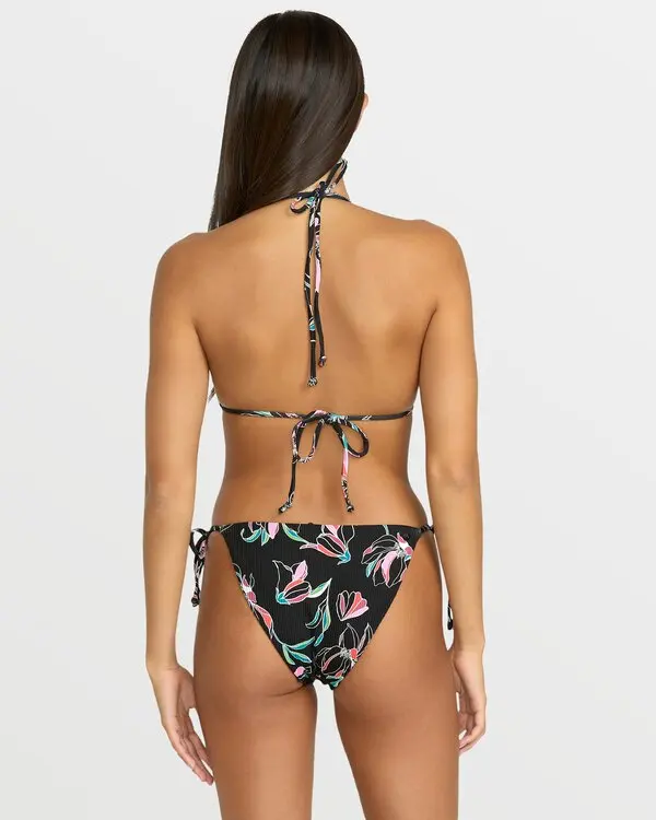 Volcom Dream In Bloom Halter Tri Bikini Top - Multi