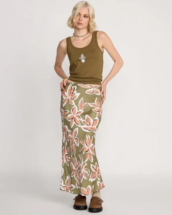 Volcom Psychonic Midi Skirt