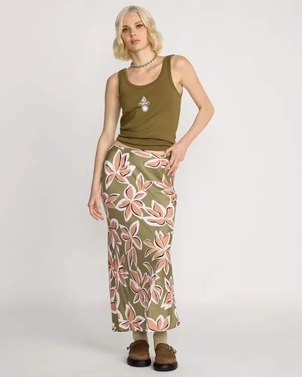 Volcom Psychonic Midi Skirt