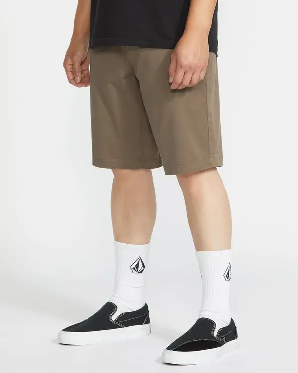 Volcom Modern Stretch Shorts - Mushroom