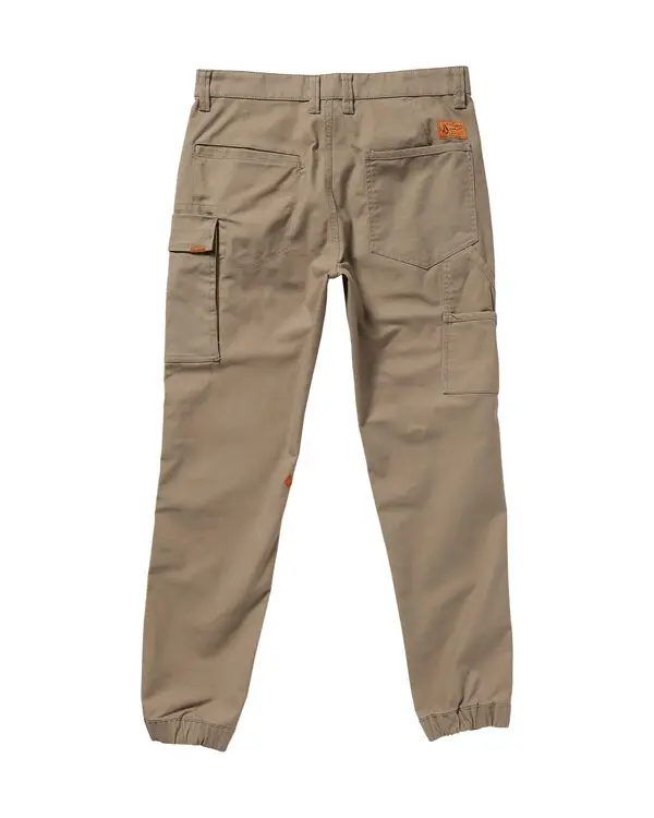 Volcom Caliper Ii Cuff Work Pants - Brindle