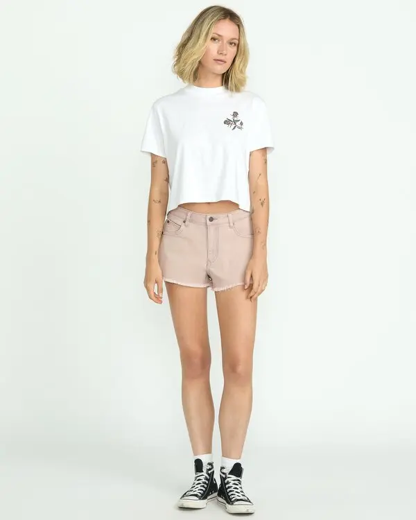 Volcom 1991 D Denim Shorts - Stone