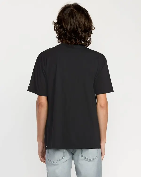 Volcom Solid Short Sleeve Pocket Tee - Black