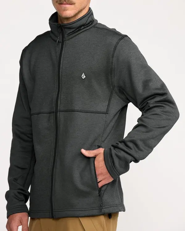 Volcom Snowbound Fleece Full Zip - Black