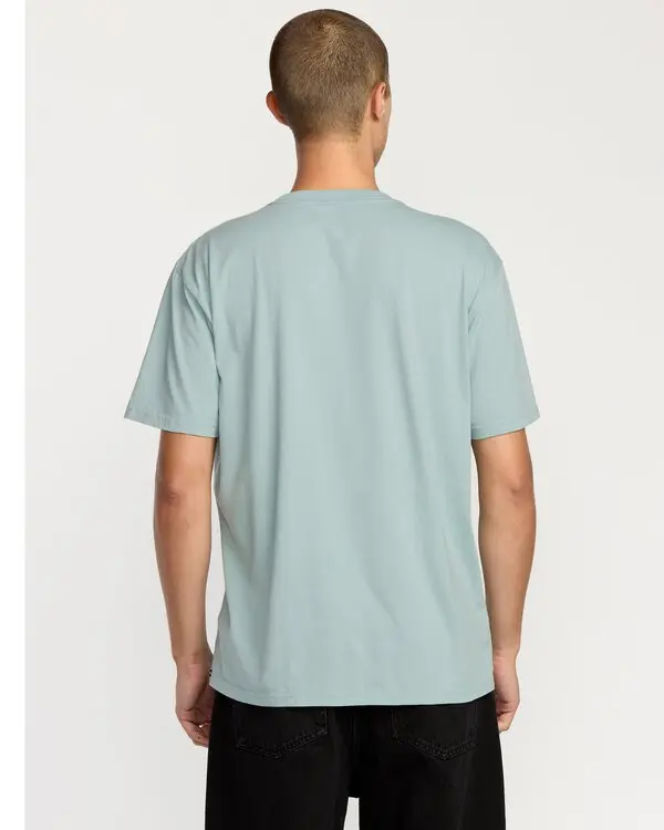 Volcom Solid Short Sleeve Pocket Tee - Chambray