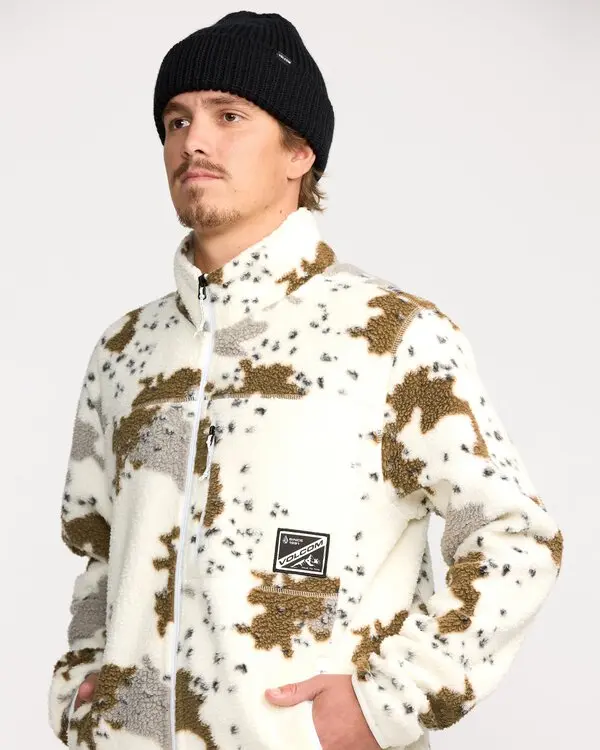 Volcom Nelson Sherpa Full Zip - White
