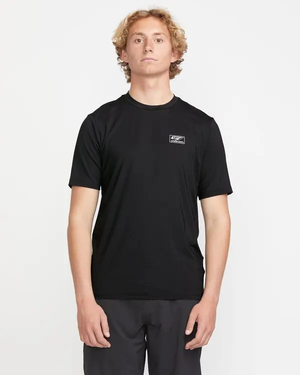 Volcom Modstone Loose Short Sleeve Thrashguard - Black
