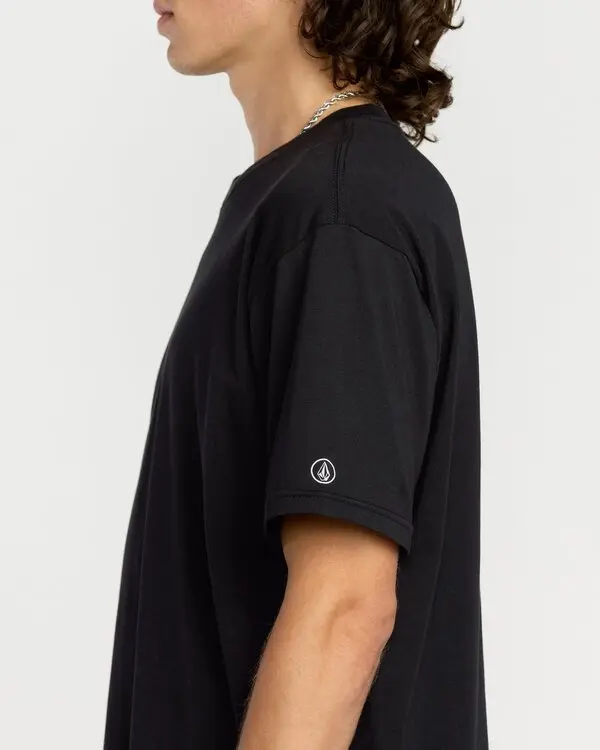 Volcom Solid Short Sleeve Tee - Black