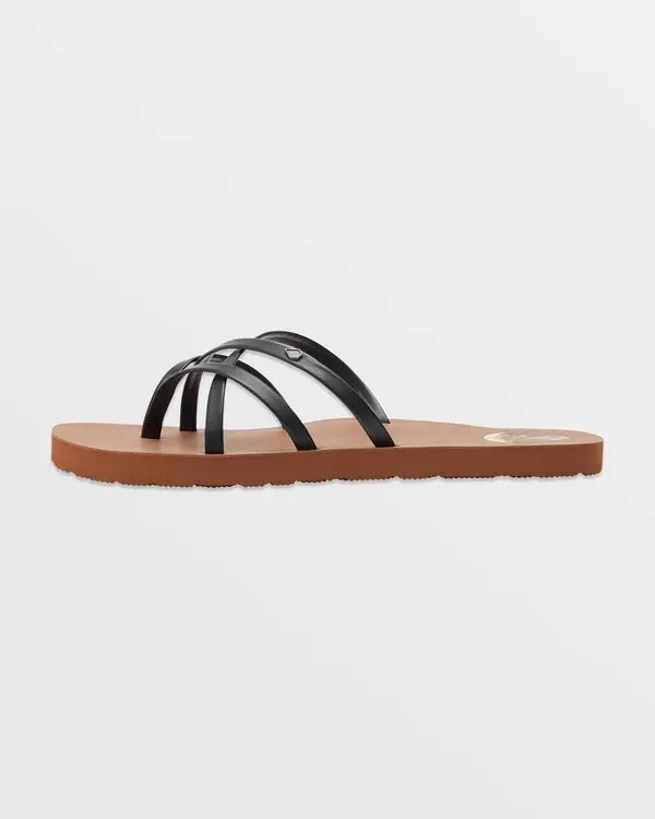 Volcom Hawaii Flip Flops - Black