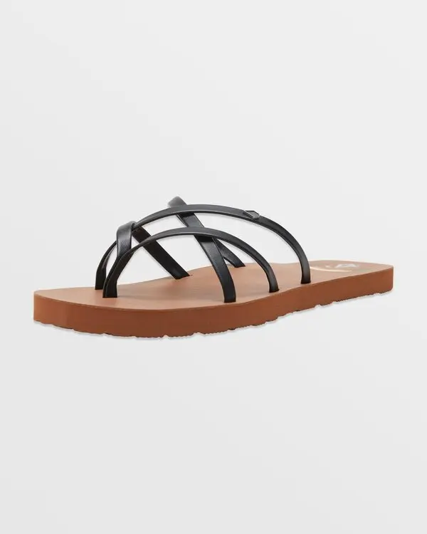Volcom Hawaii Flip Flops - Black