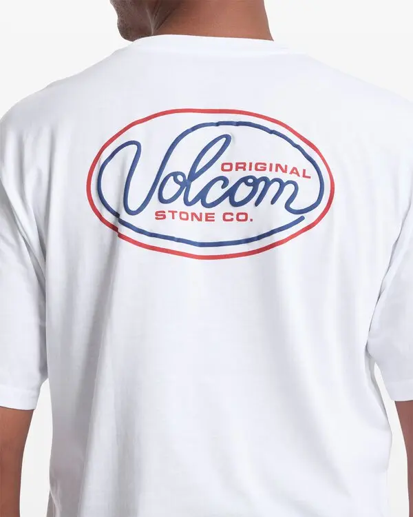 Volcom Clean Sweep Short Sleeve Tee - White