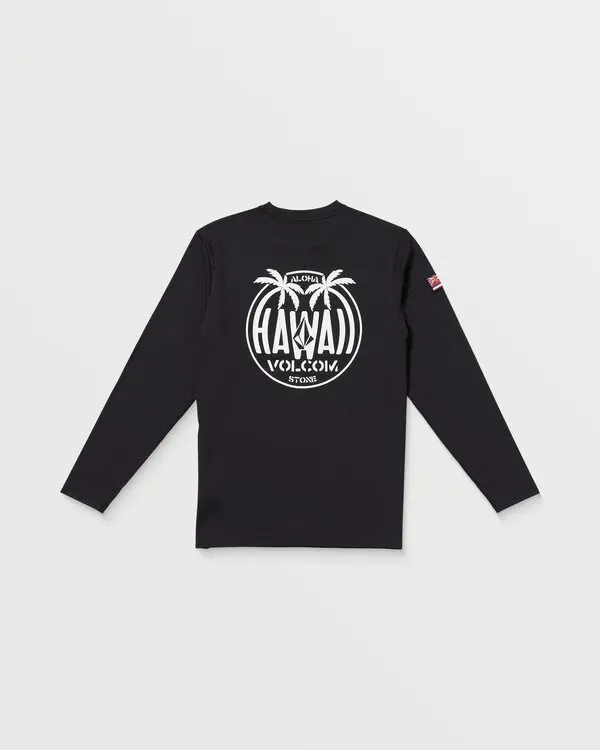 Volcom Long Sleeve Surf Tee - Black