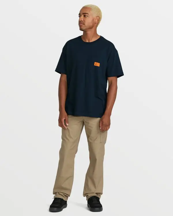 Volcom Workwear Certifico Short Sleeve Tee - Navy