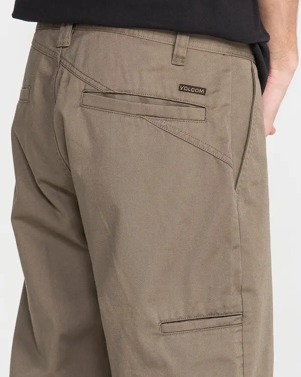 Volcom Frickin Relaxed Chino Pants - Mushroom