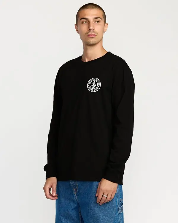 Volcom Logo Stamp Long Sleeve Tee