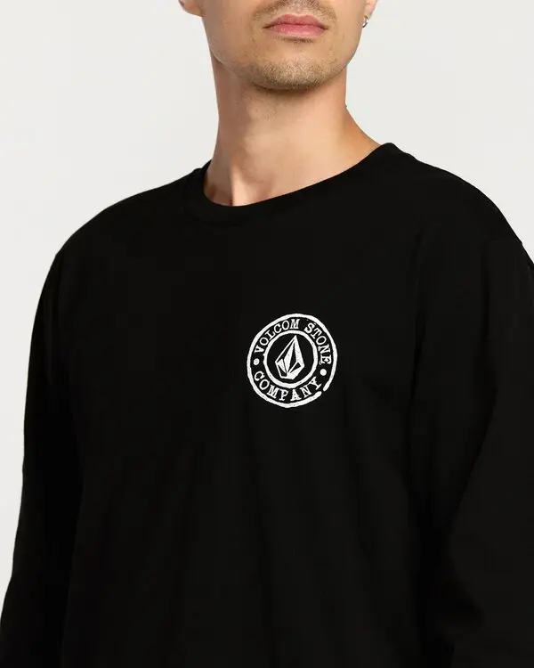 Volcom Logo Stamp Long Sleeve Tee