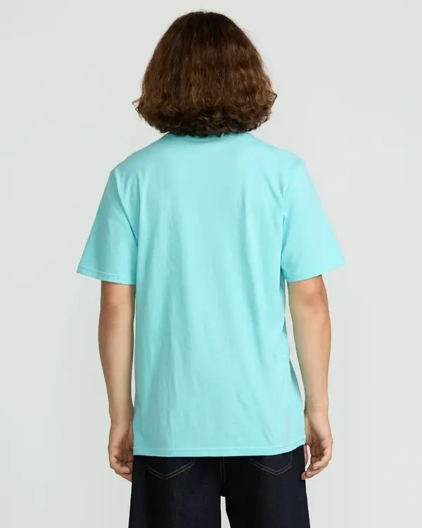 Volcom Solid Short Sleeve Tee Pocket Tee - Poolside
