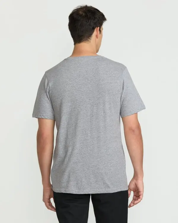 Volcom Line Service Short Sleeve Tee - Heather Grey