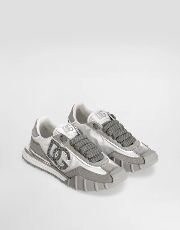 Dolce & Gabbana Dg Athletic Fabric Sneakers - White