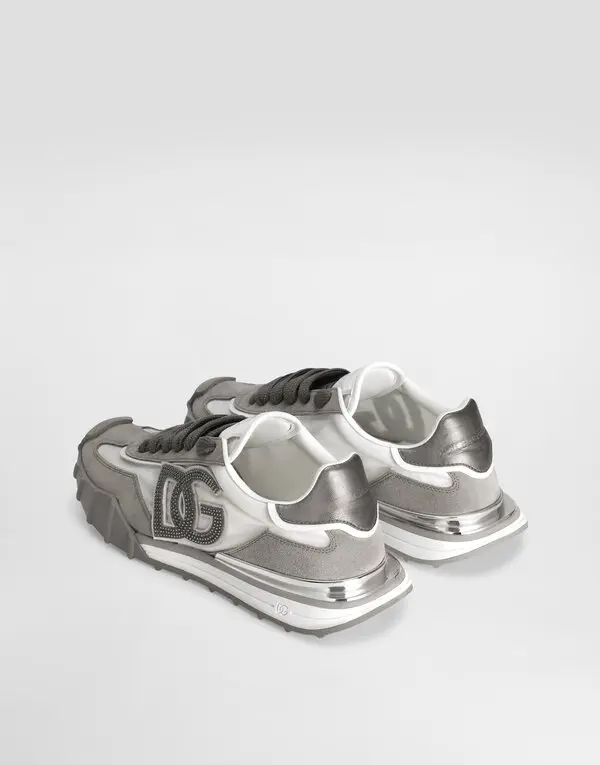 Dolce & Gabbana Dg Athletic Fabric Sneakers - White