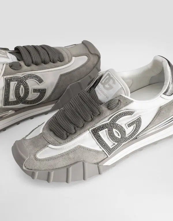 Dolce & Gabbana Dg Athletic Fabric Sneakers - White
