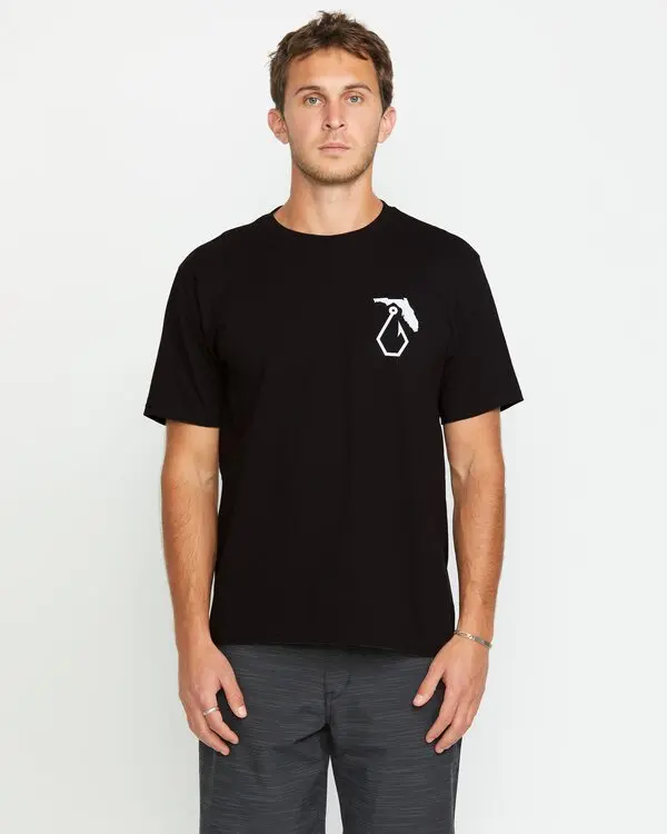 Volcom Reelin Short Sleeve Tee - Black