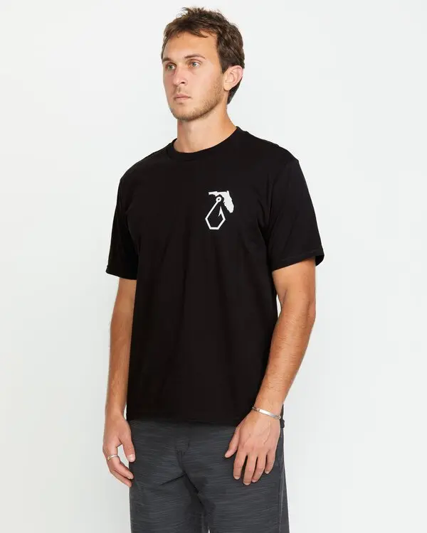 Volcom Reelin Short Sleeve Tee - Black