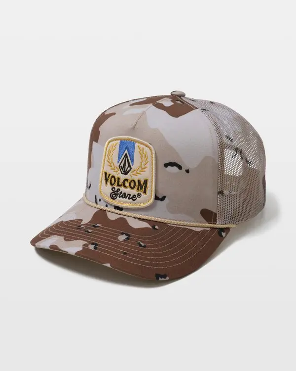 Volcom Stoney Trail Trucker Cap - Light Khaki