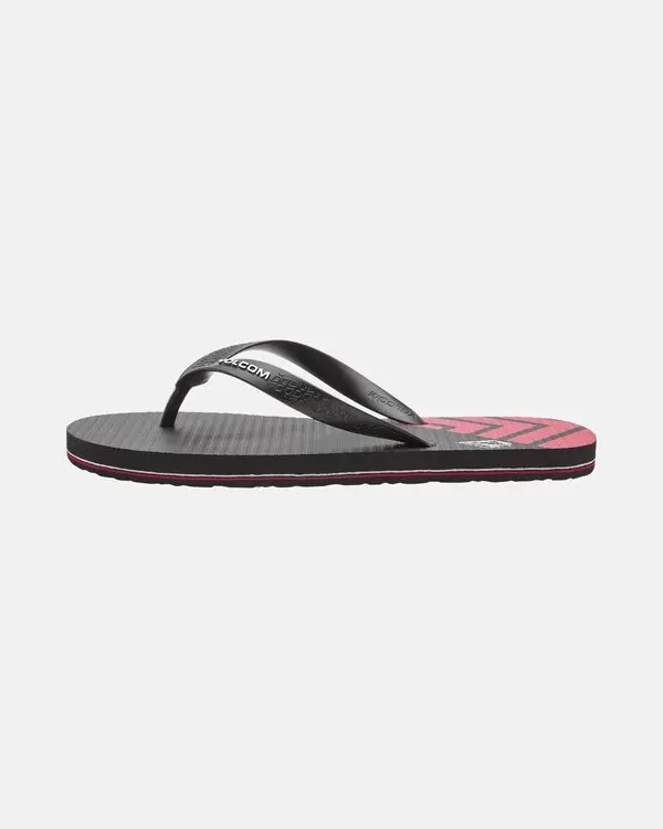 Volcom Motion Sandals - Black/red